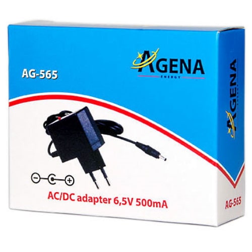 Punjač ispravljač 6.5V 500mA AC/DC adapter Agena Energy AG-565