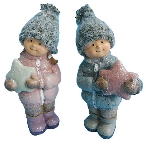 Ukrasna figura devojčica i zvezda 19cm Willy 770070