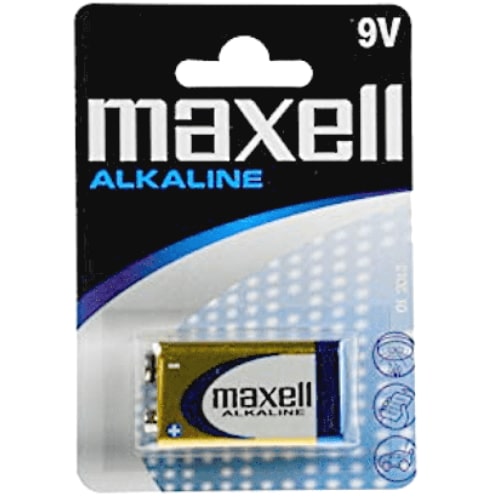 9V 6LR61 alkalna baterija Maxell