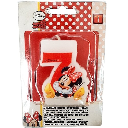 Svećica rođendanska br.7 Minnie Mouse Disney 482926