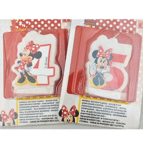 Svećica rođendanska br.5 Minnie Mouse Disney 482924