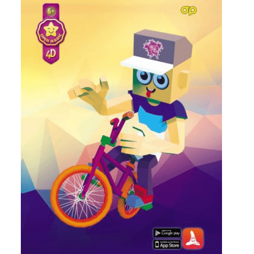 Puzzle 4D animation bmx raider 1160
