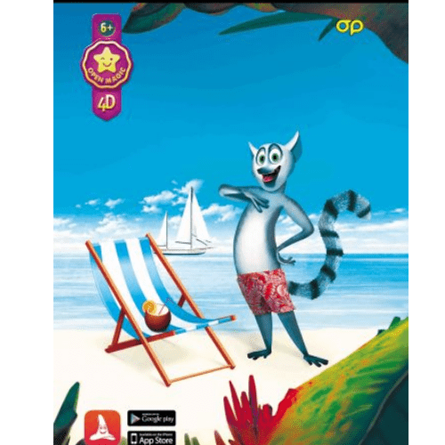 Puzzle 4D animation lemur 1025