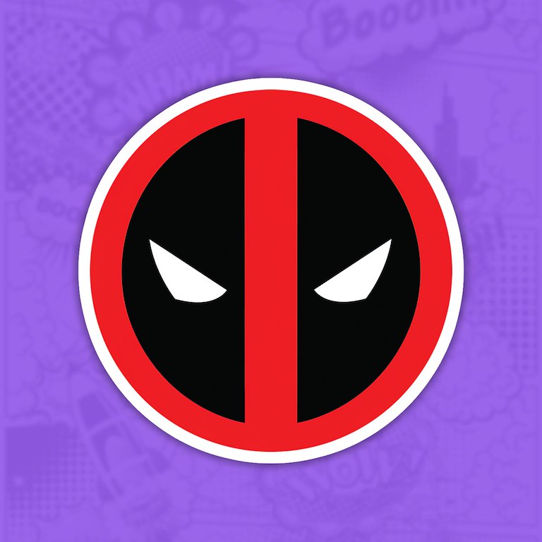 DEADPOOL LOGO STIKER