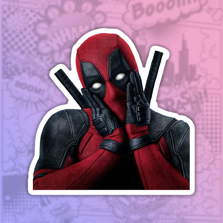 DEADPOOL STIKER 4