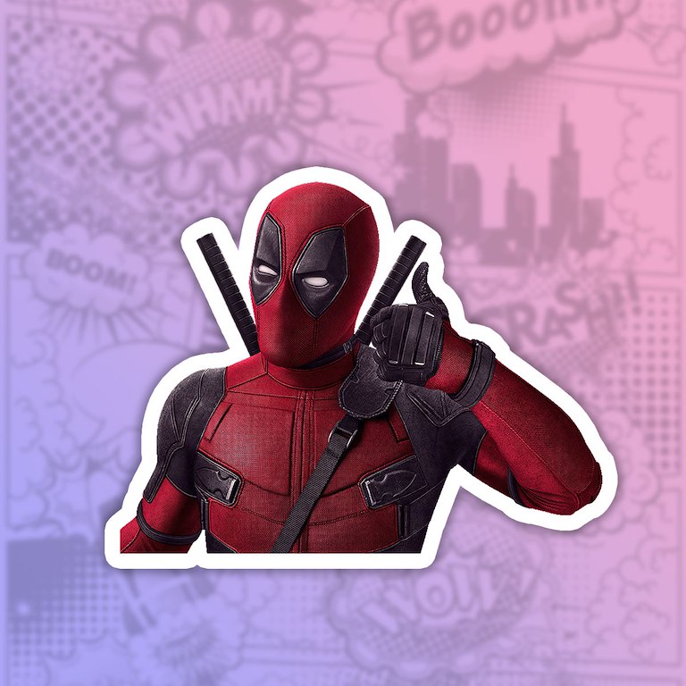 DEADPOOL STIKER 6