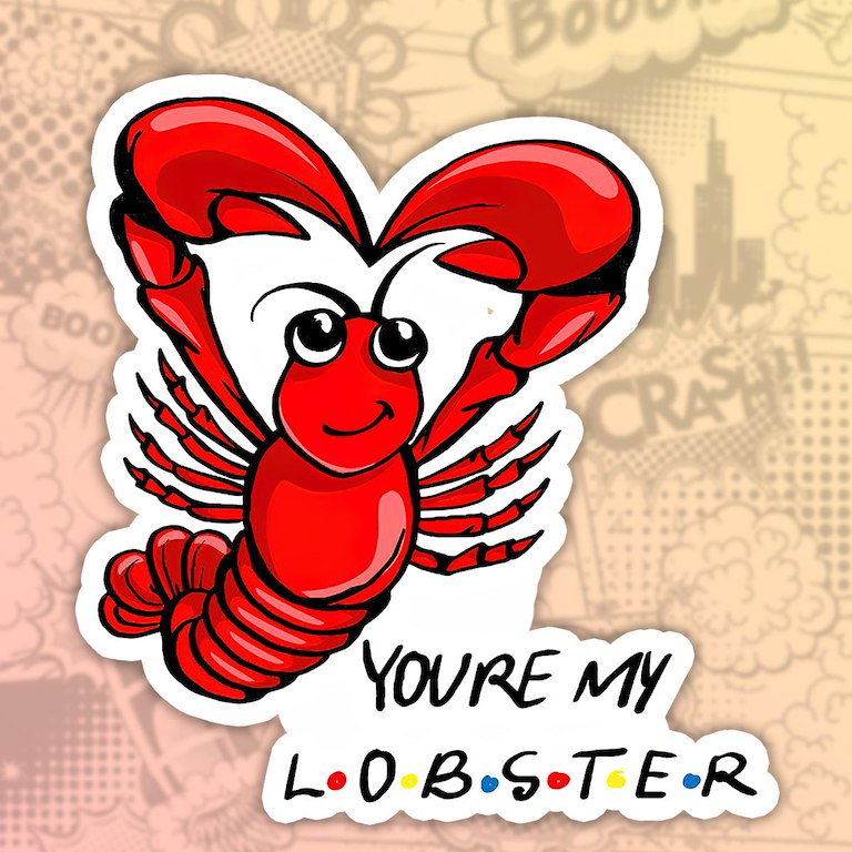 LOBSTER FRIENDS STIKER