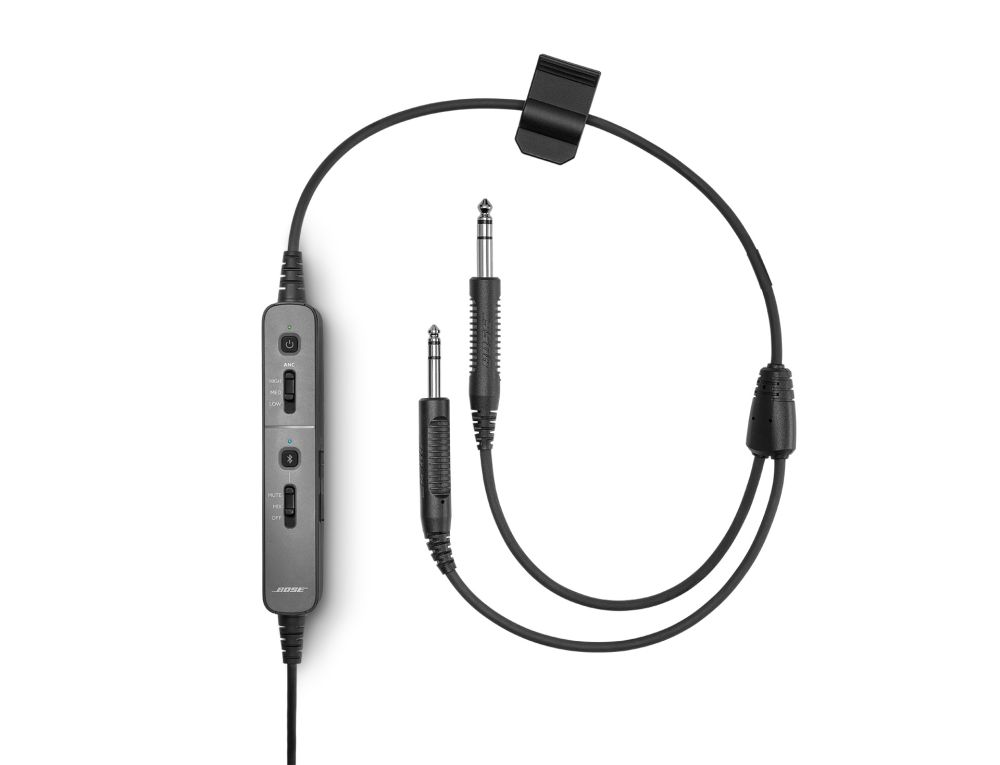 BOSE - ProFlight Series 2 - Twin plugs - With Bluetooth - Headset Cable Assembly kit with Microphone - 801956-5020