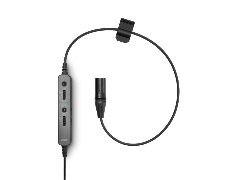 BOSE - ProFlight Series 2 - XLR5 plug - With Bluetooth - Headset Cable Assembly kit with Microphone - 801956-5070