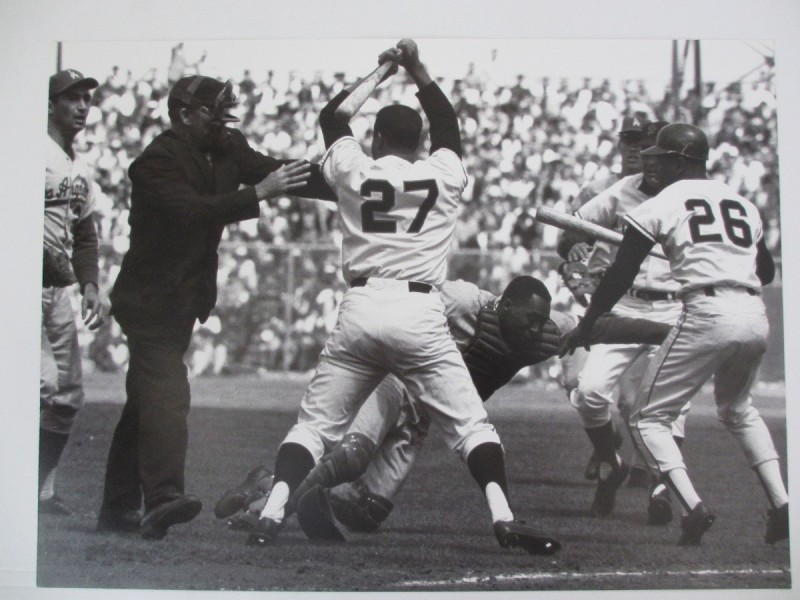 Fotografija Baseball match Giants-Dodgers 1965.