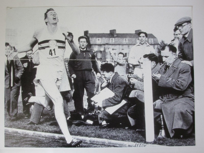 Fotografija Roger Bannister obaranje rekorda 1954.