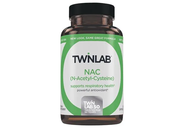 Twinlab NAC (N-Acetyl-Cysteine), 60 kapsula