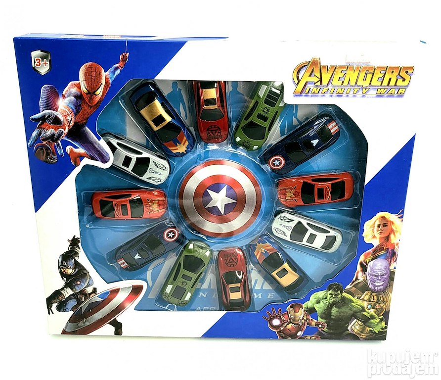 Avengers set autica 12kom – Avengers set autica 12kom