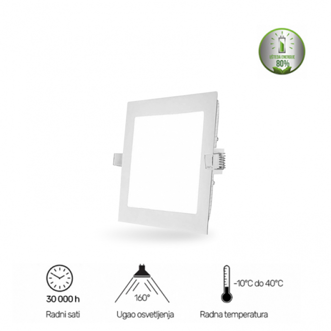 LED PANEL U/Z KNS1-06W 6500K