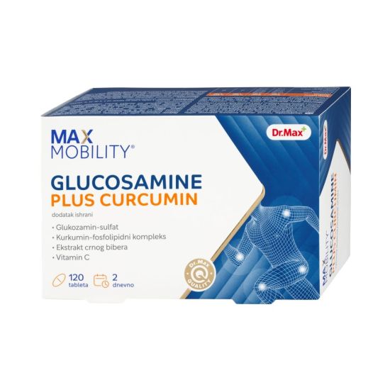 Dr. Max Max Mobility® Glukozamin plus kurkumin 120 tableta