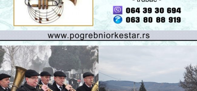 Muzika za sahrane trubači pogrebni orkestar Zrenjanin