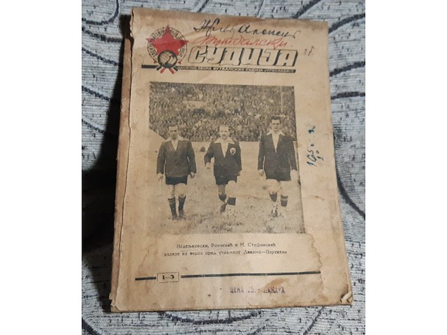 FUTBALSKI SUDIJA - casopis iz 1951. g.