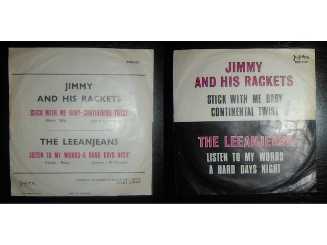 JIMMY and THE RACKETS - THE LEEANJEANS (singl) licenca