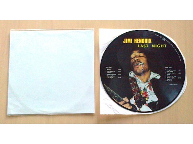 JIMI HENDRIX - Last Night (pictures LP) Made in Germany