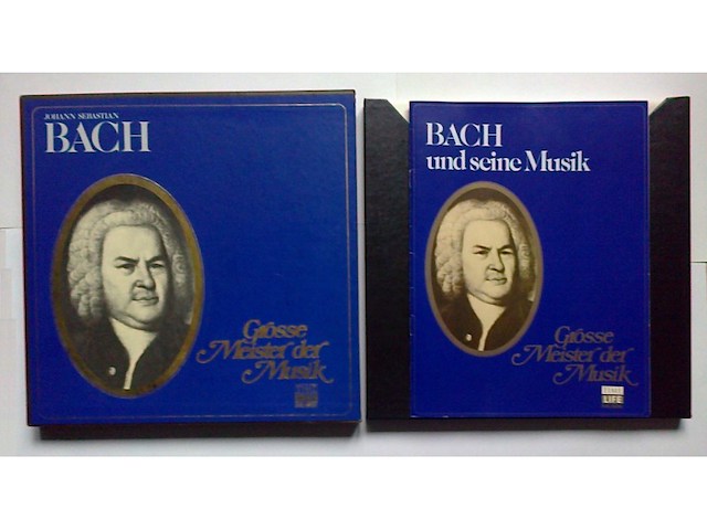 JOHANN SEBASTIAN BACH ‎– Grosse Meister Der Musik (4LP)