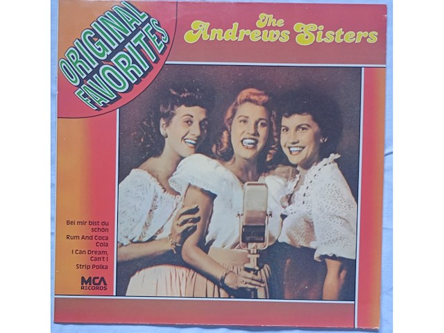 The ANDREWS SISTERS - ORIGINAL FAVORITES