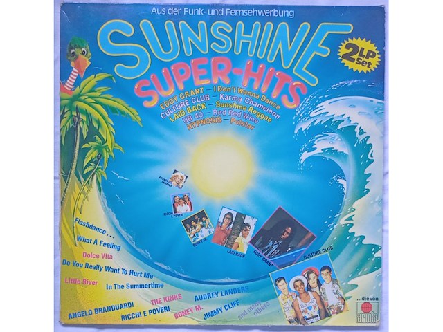 VARIOUS  -  2LP  SUNSHINE  SUPER - HITS