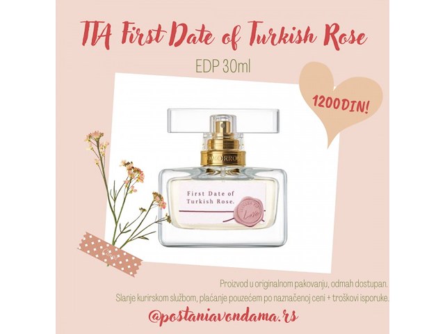 Avon TTA First Date Of Turkish Rose EDP 30ml