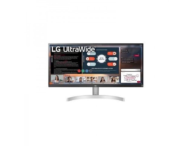 Monitor LG 29WN600-W 29`/IPS,21:9/2560X1080/75Hz/5ms GtG/HDMIx2,DP/Freesync/VESA/zvučnici/crna