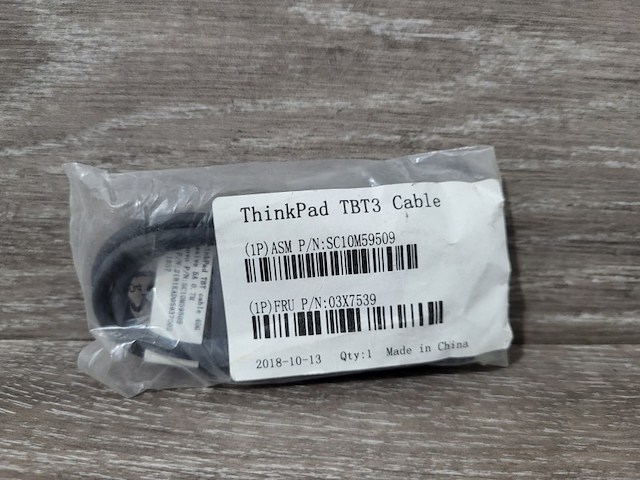 ORG kabl ThinkPad ThunderBolt 3 TB3 USB-C cable kabal