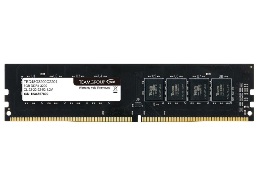 Memorija TEAM ELITE TED48G3200C2201 8GB/DIMM/DDR4/3200MHzID EK000538673