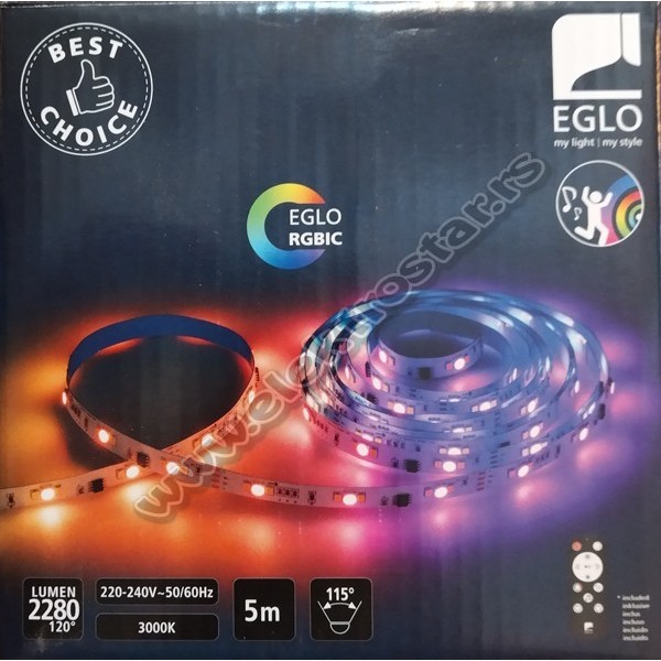 75746 LED RGB TRAKA 5m SA DALJINSKIM 20W