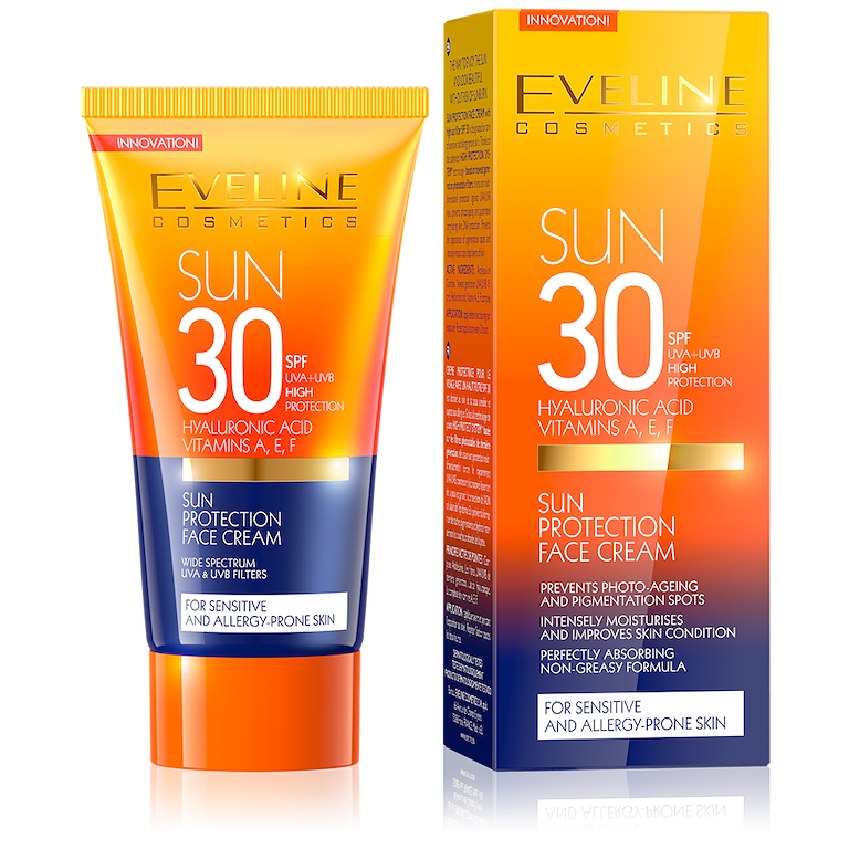 EVELINE - KREMA ZA LICE za zaštitu od sunca SPF 30