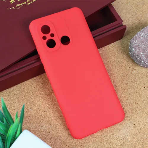 Futrola - maska Teracell Giulietta za Xiaomi Redmi 12C mat crvena