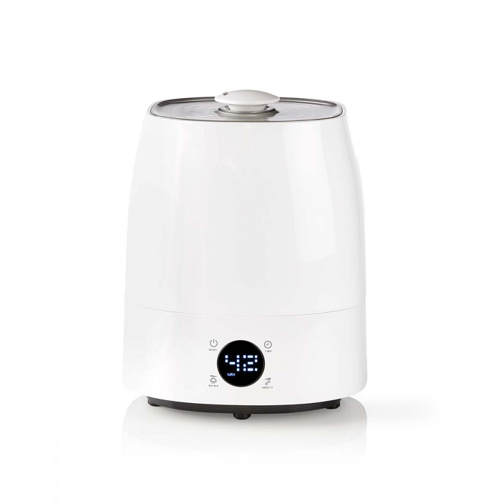 NEDIS Air Humidifier 110 W With Cool and Warm Mist 50 m2 GreyWhite