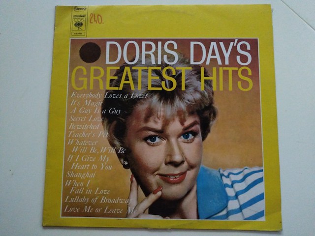 DORIS DAY - DORIS DAY`S GREATEST HITS