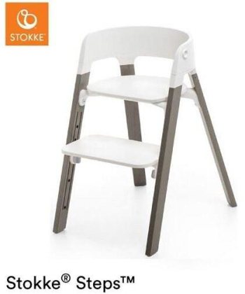 Stokke Steps multifunkcionala hranilica za bebe White Hazy