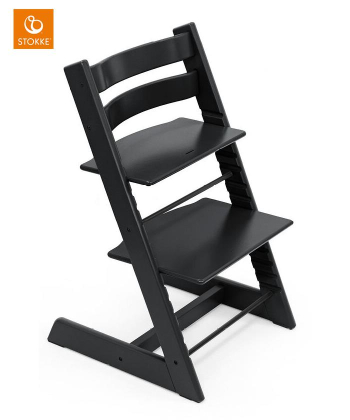 Stokke Tripp Trapp drvena hranilica stolica za bebe - Black