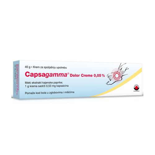 Capsagamma Dolor krema 0,050%, 40gr