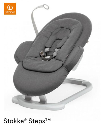 Stokke Steps ležaljka za bebe Bouncer - White Deep Grey