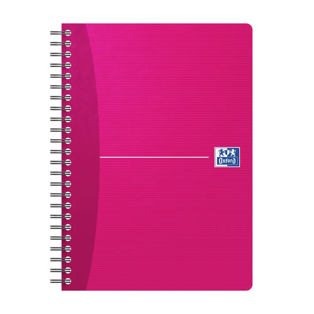 OXFORD Sveska Office Essentials A5 kvadratići roze