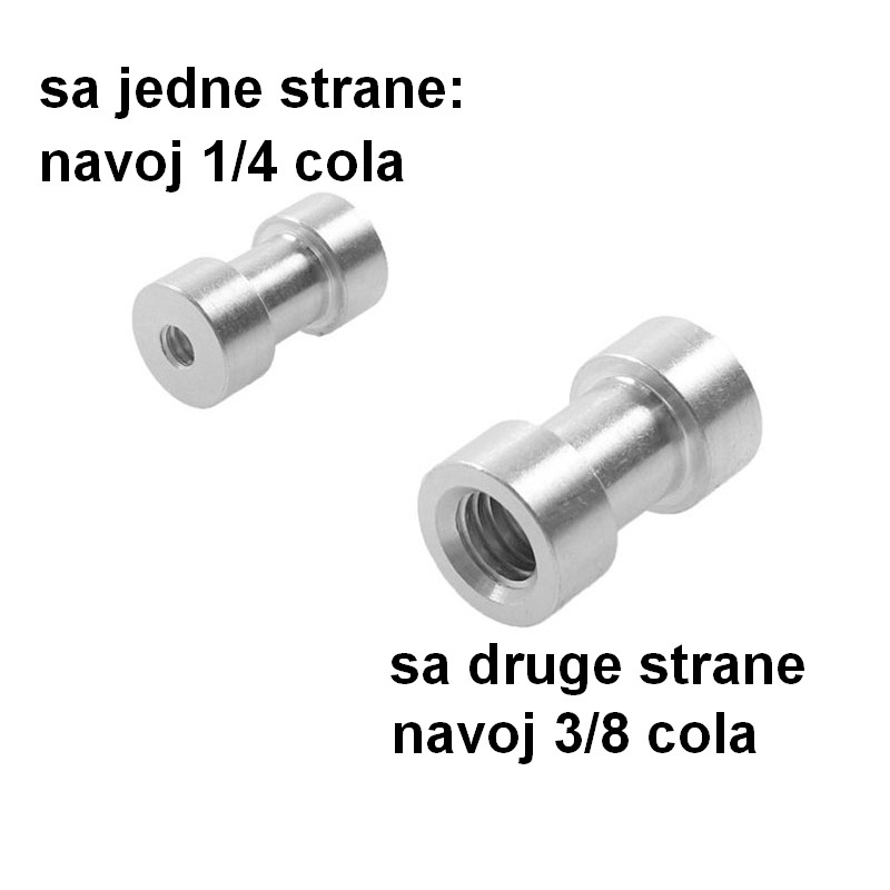 Spigot adapter redukcija ženski 1/4 – ženski 3/8
