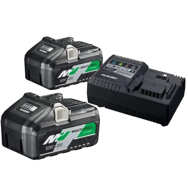 Hikoki set punjača i baterija UC18YSL3 + MultiVolt baterije 18 – 36 V (8Ah-4Ah)
