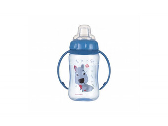 CANPOL BABY FLASICASOLJA SA KLJUNOM I RUCKAMA 56512 "HAPPY ANIMALS - TRAINING" 320ML - DOG (56512...