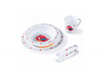 CANPOL BABY SET ZA HRANJENJE 4401 - BIRD (4401_red)