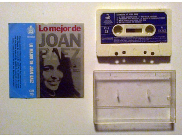 JOAN BAEZ - Lo Mejor De Joan Baez (cass) Made in Spain