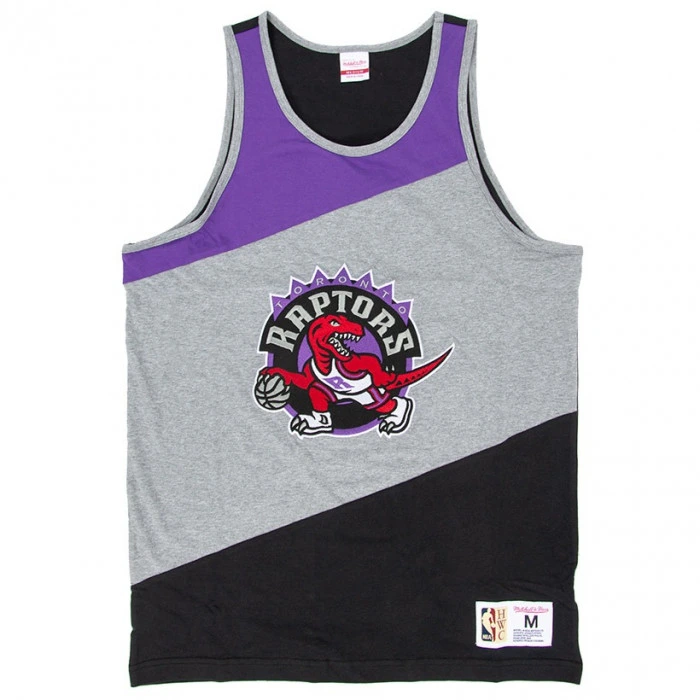 Toronto Raptors Mitchell and Ness HWC Colorblocked Cotton Tank Top majica