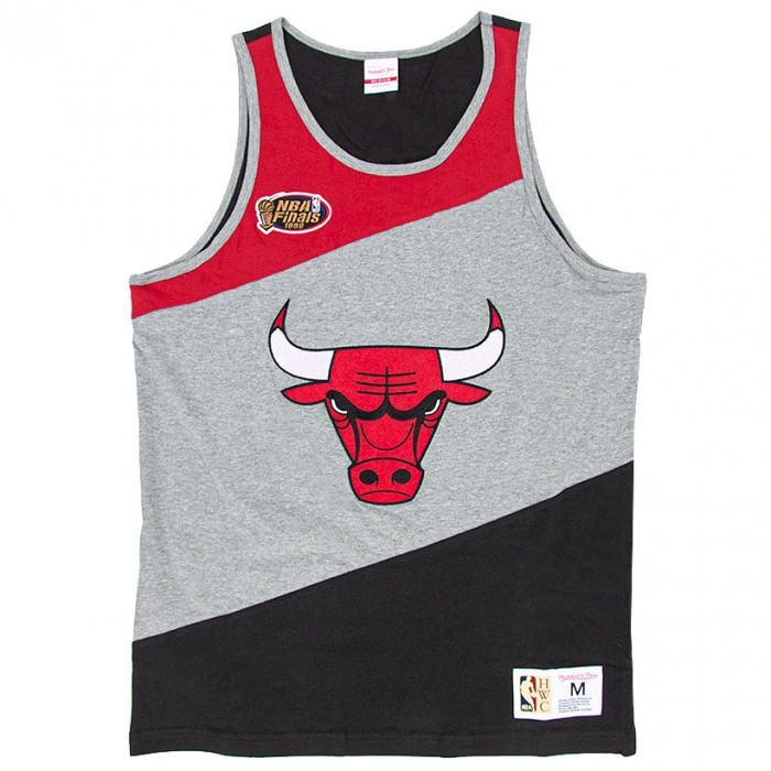 Chicago Bulls Mitchell and Ness HWC Colorblocked Cotton Tank Top majica