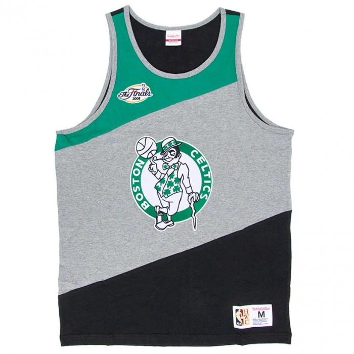 Boston Celtics Mitchell and Ness HWC Colorblocked Cotton Tank Top majica