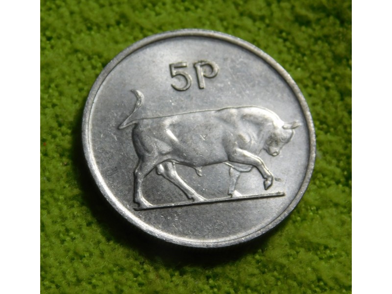 5 Pence 1985 - Irska