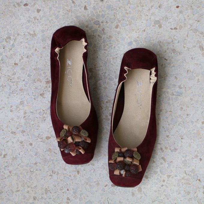 Baletanka 533 bordo